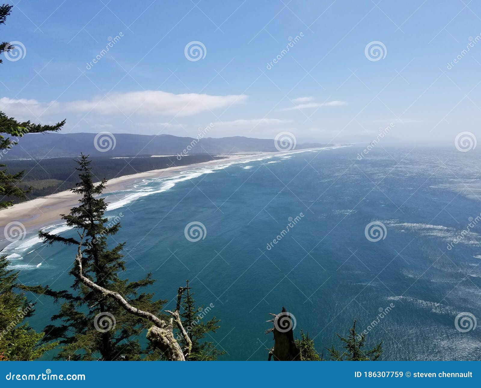 The infinite beach stock image. Image of beach, coast - 186307759