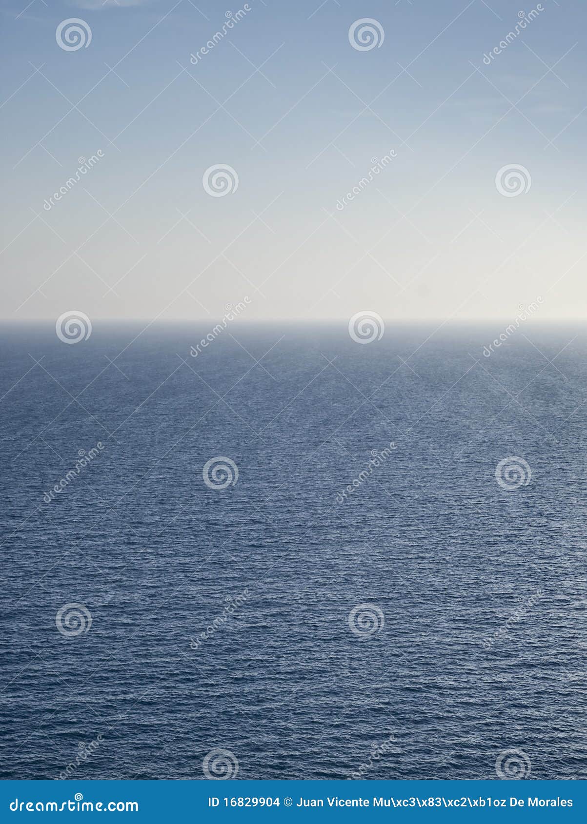 Infinite Blue Sea stock photo. Image of horizon, calm - 16829904
