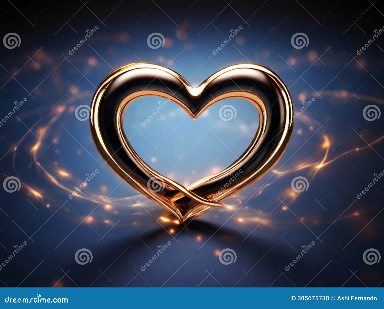 Infinite Bonds: Love S Eternal Loop Stock Illustration - Illustration ...