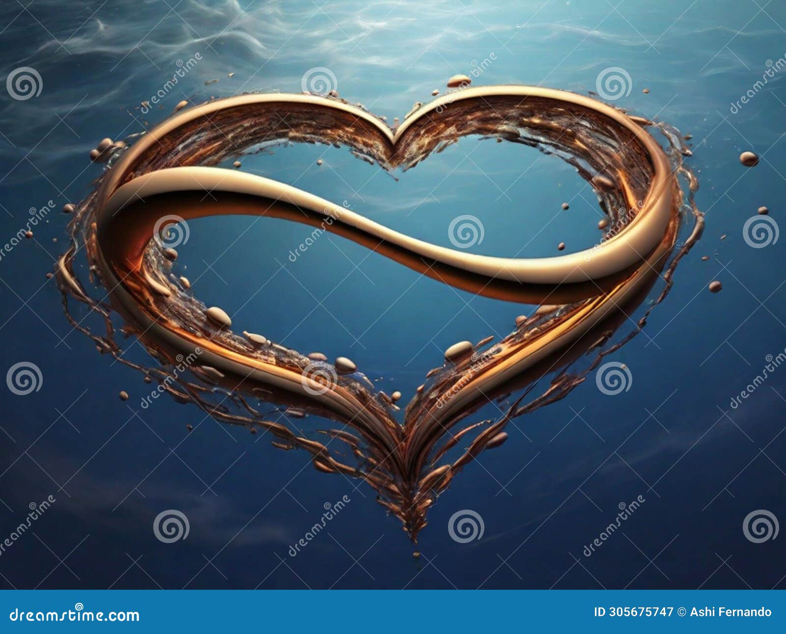 Infinite Bonds: Love S Eternal Loop Stock Illustration - Illustration ...