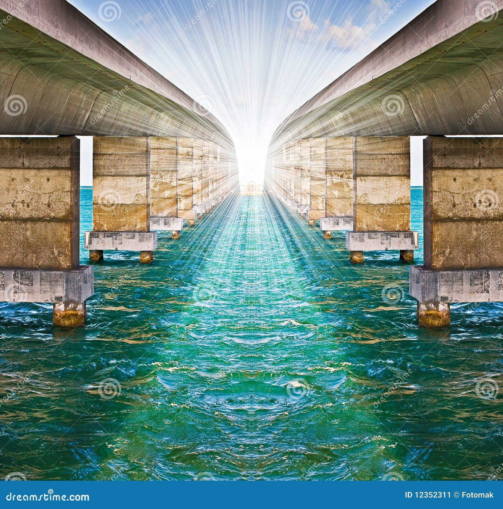 Infinite bridges concept stock image. Image of attractive - 12352311