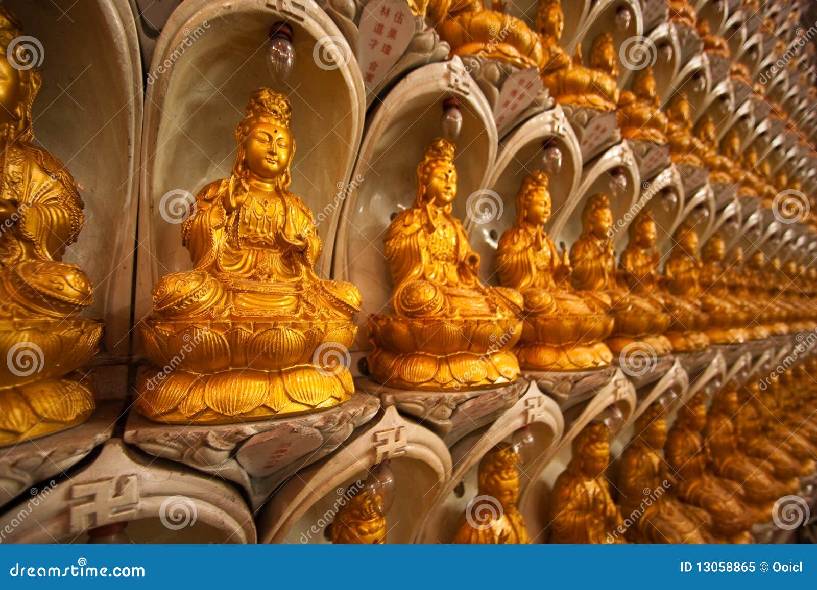 Infinite buddha stock image. Image of buddha, hand, dark - 13058865