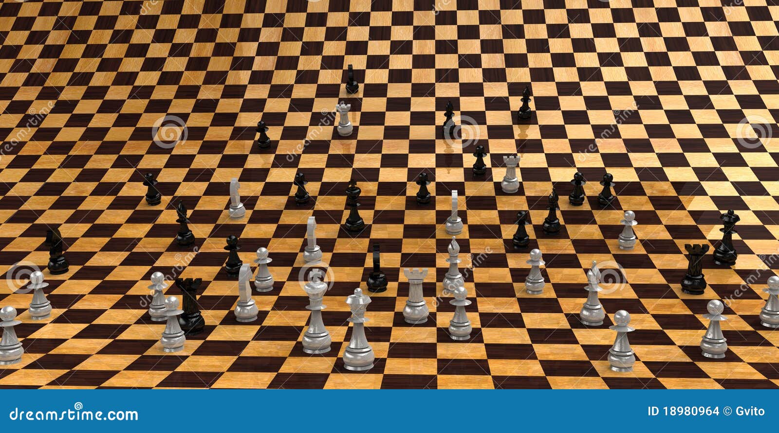 The infinite chessboard stock illustration. Illustration of knight ...