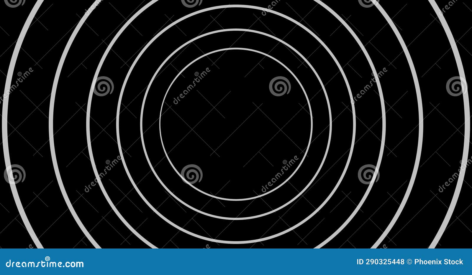 Infinite Circle Loop Background Animation. Creative Unique Abstract ...
