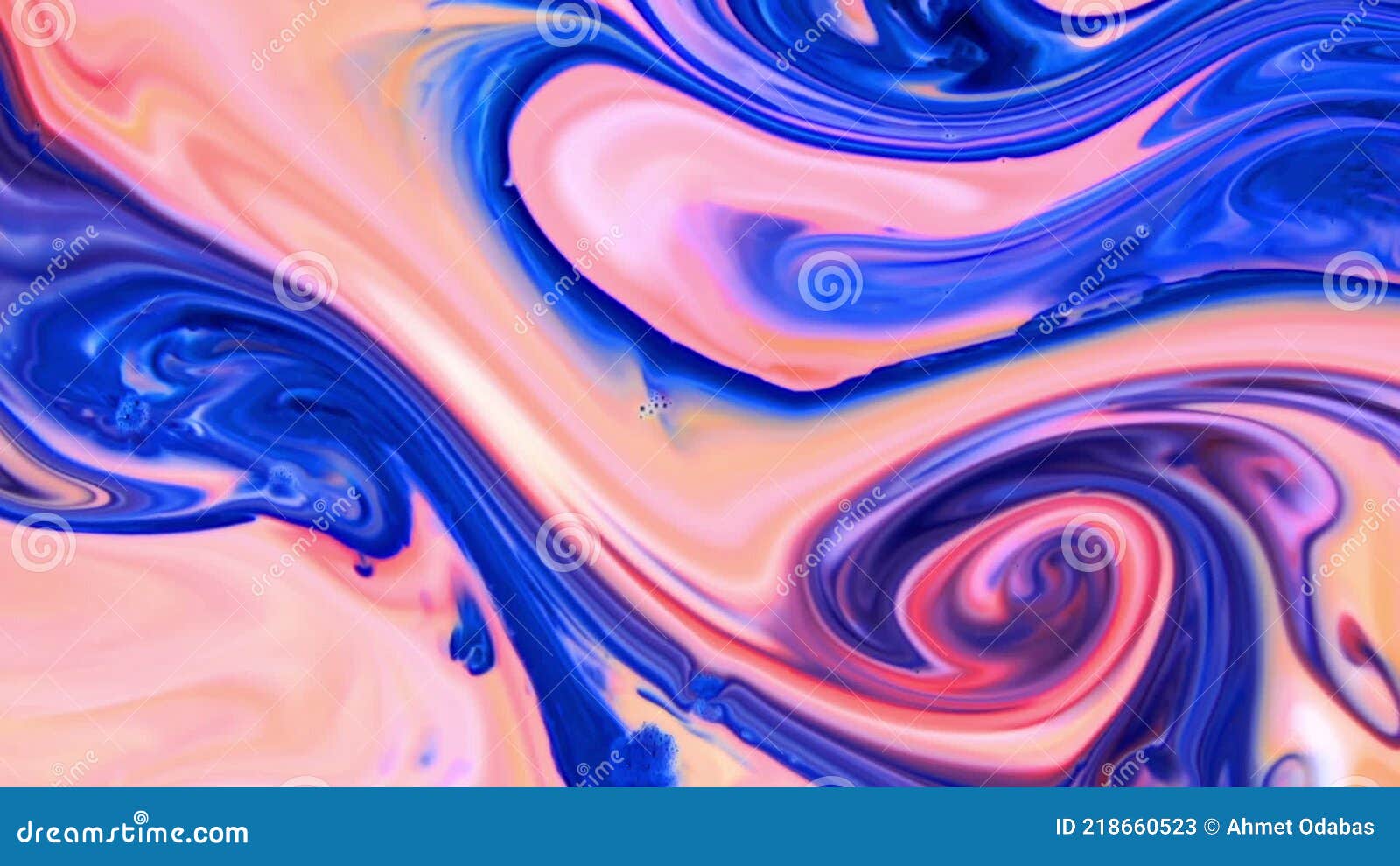 Infinite Color Loops and Explosions Hypnotizing Stock Video - Video of ...