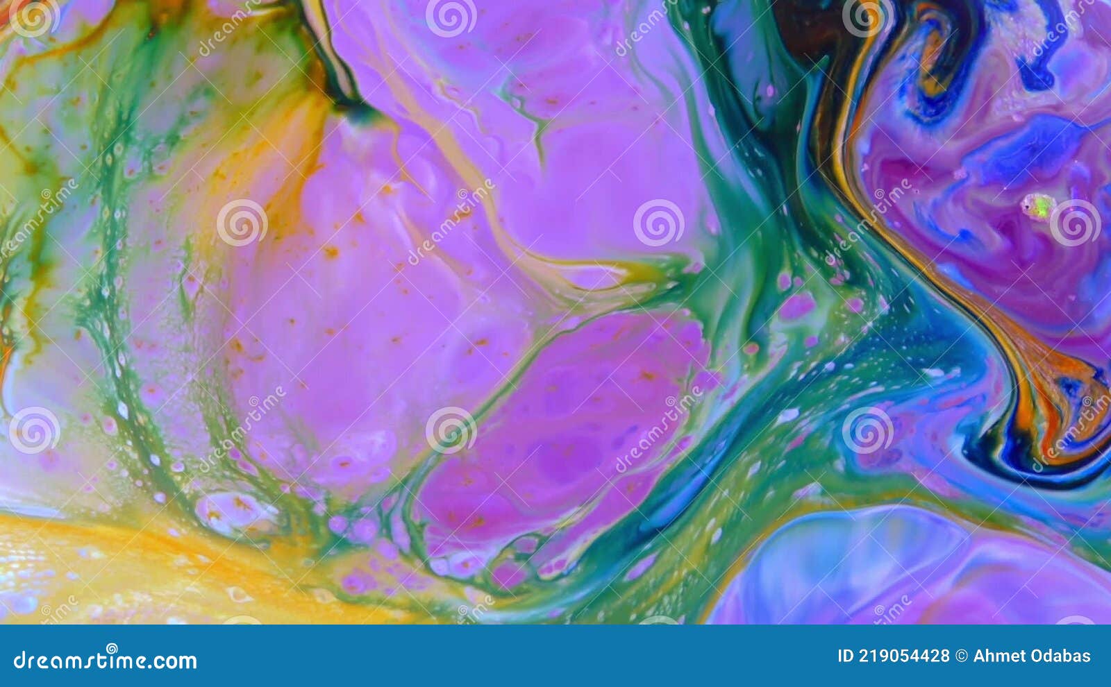 Infinite Color Loops and Explosions Hypnotizing Stock Footage - Video ...