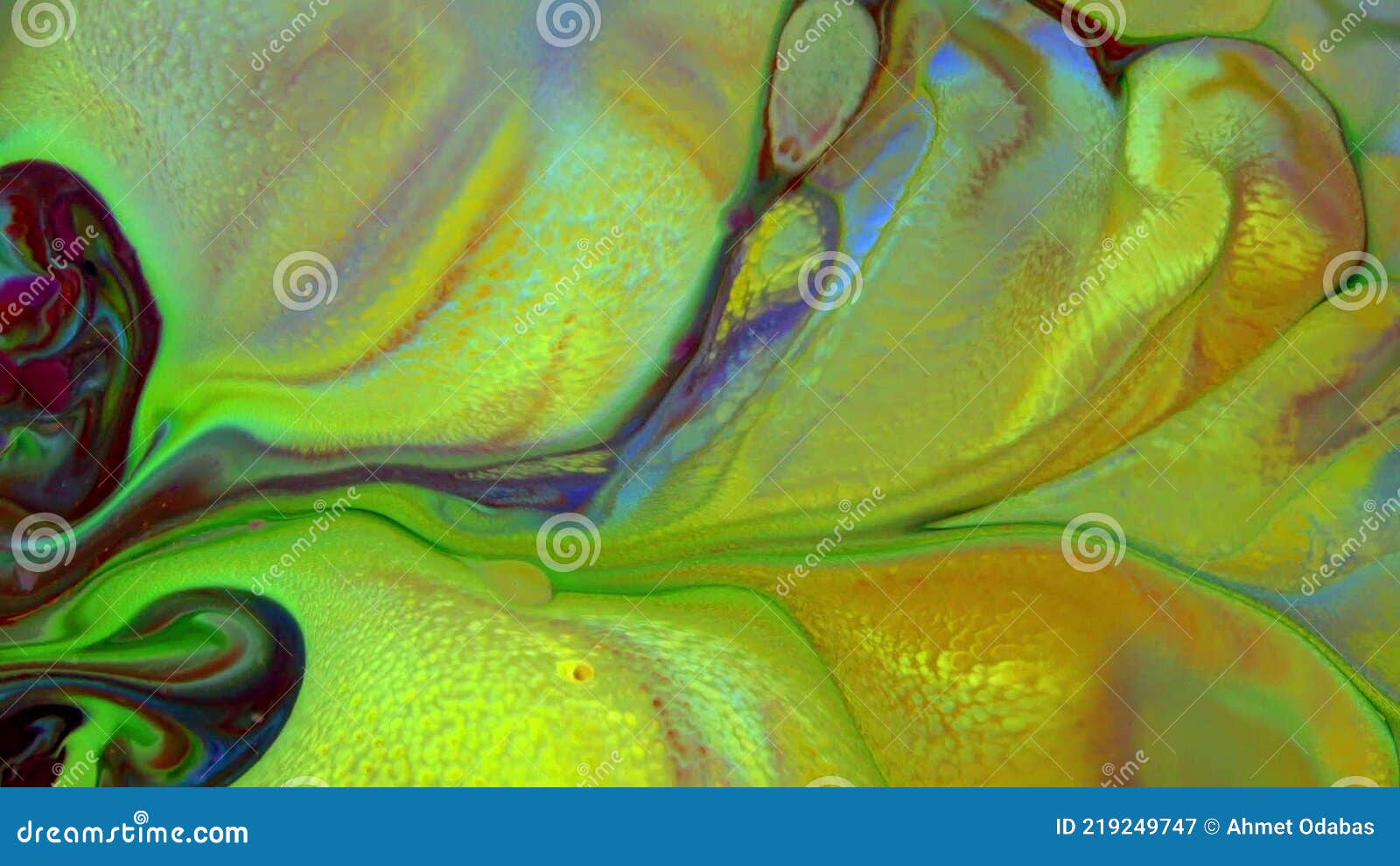 Infinite Color Loops and Explosions Hypnotizing Stock Video - Video of ...