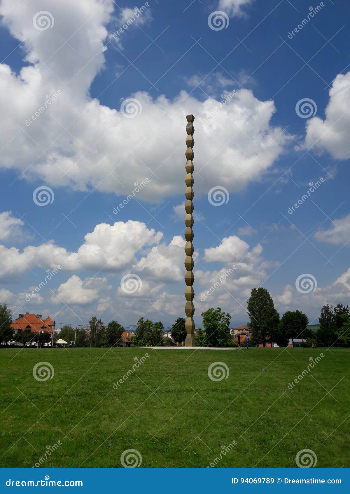 Infinite Column stock image. Image of column, romania - 94069789