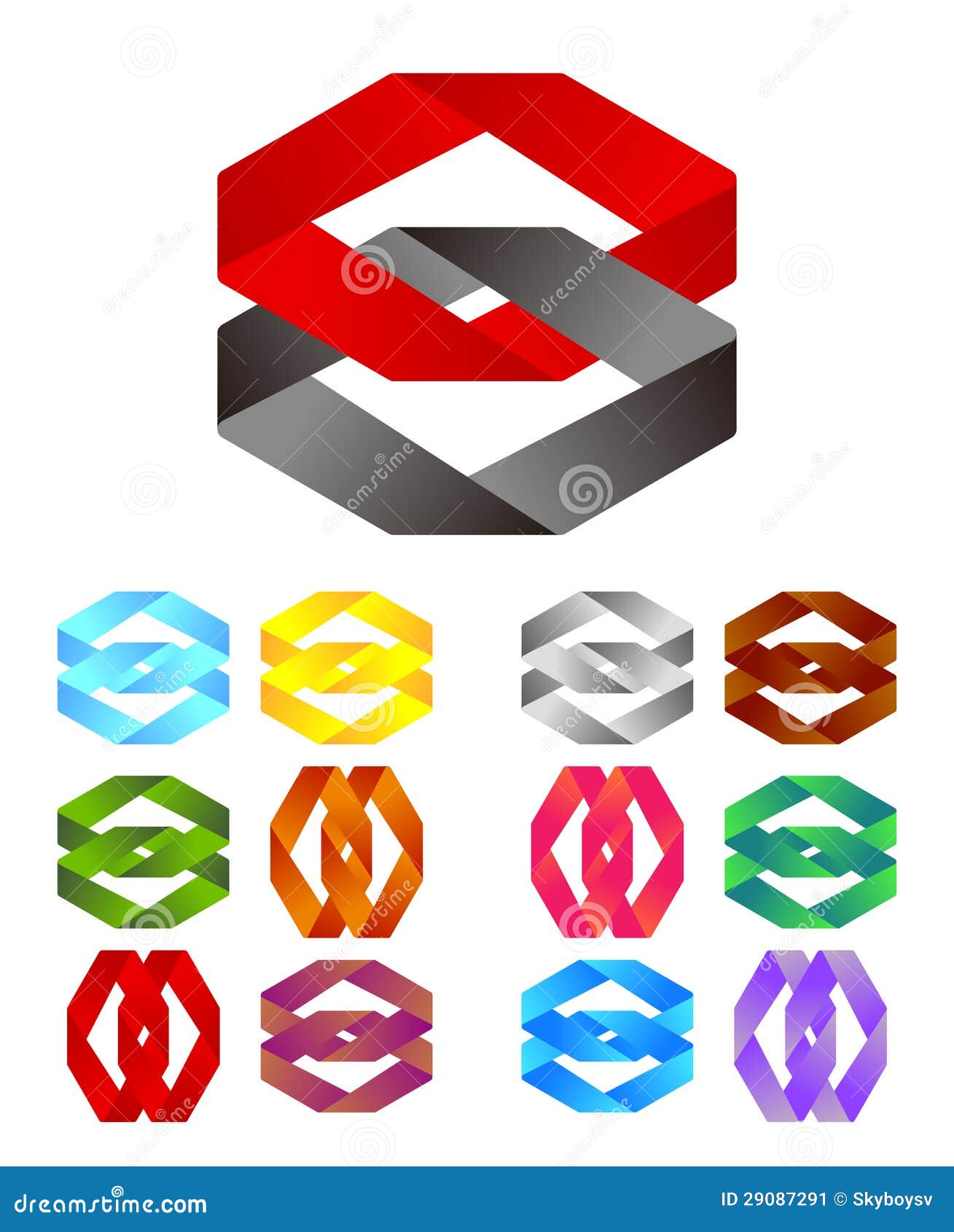 Red Cross Ribbon Red Tape Crusade Vector | CartoonDealer.com #251725563