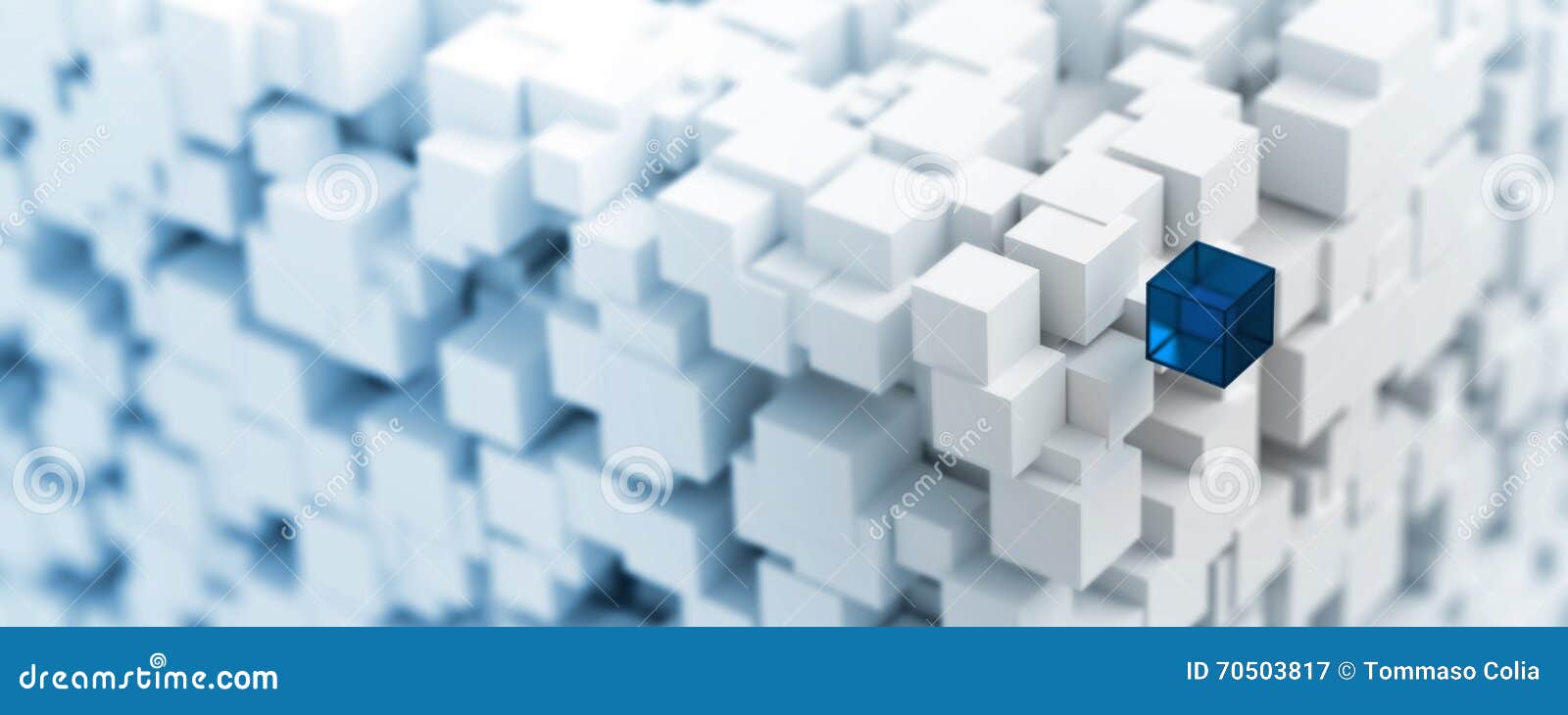 Infinite cubes background stock illustration. Illustration of concept ...