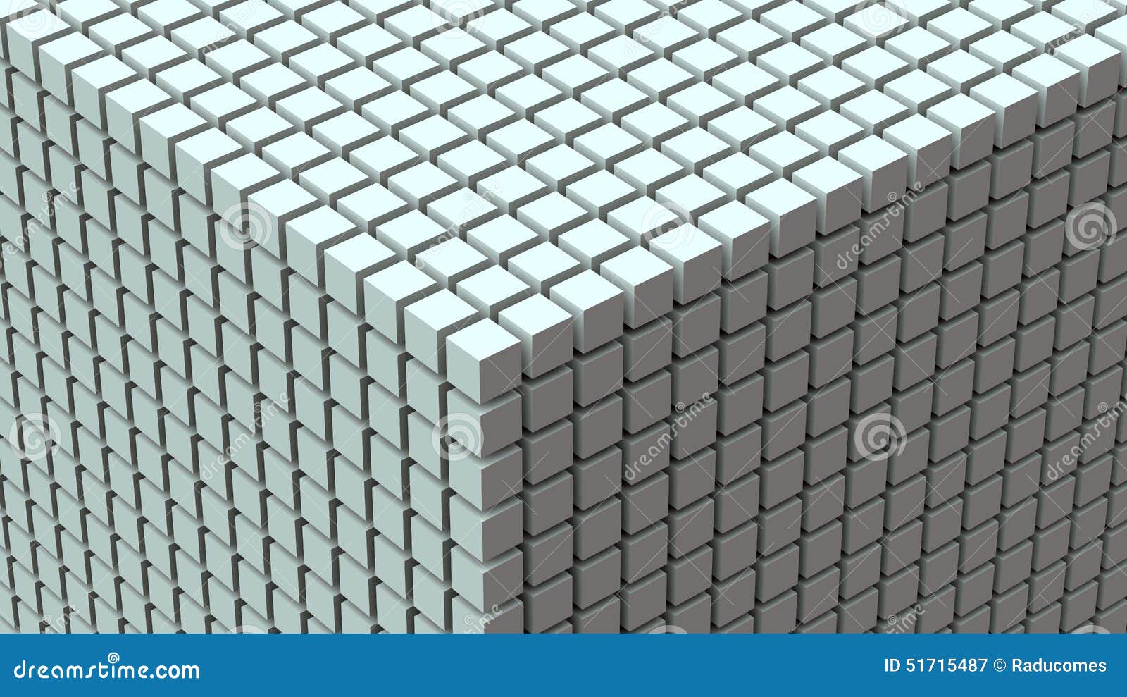 Infinite 3D Cubes Background Stock Illustration - Illustration of ...