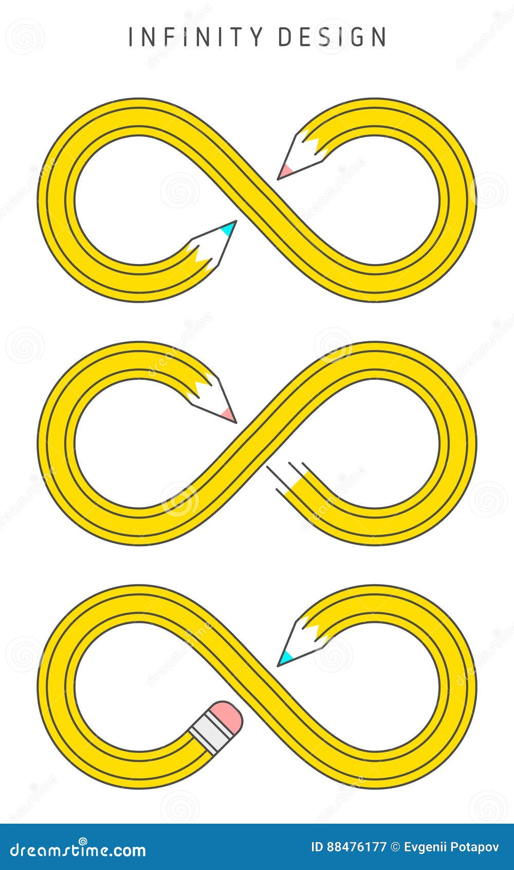 Infinite Design Concept Illustration Stock Vector - Illustration of ...