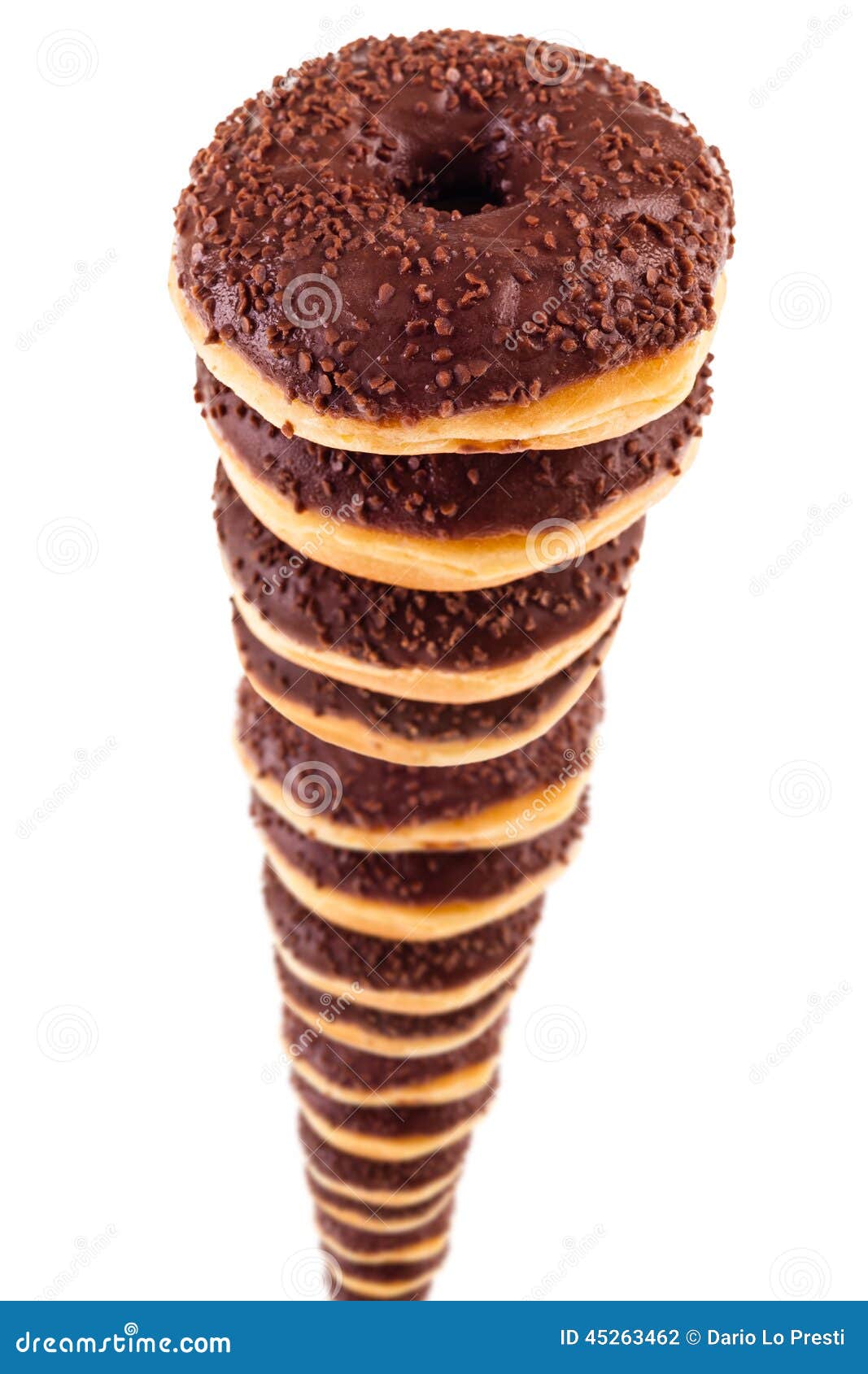 Infinite donuts stock photo. Image of pile, breakfast - 45263462