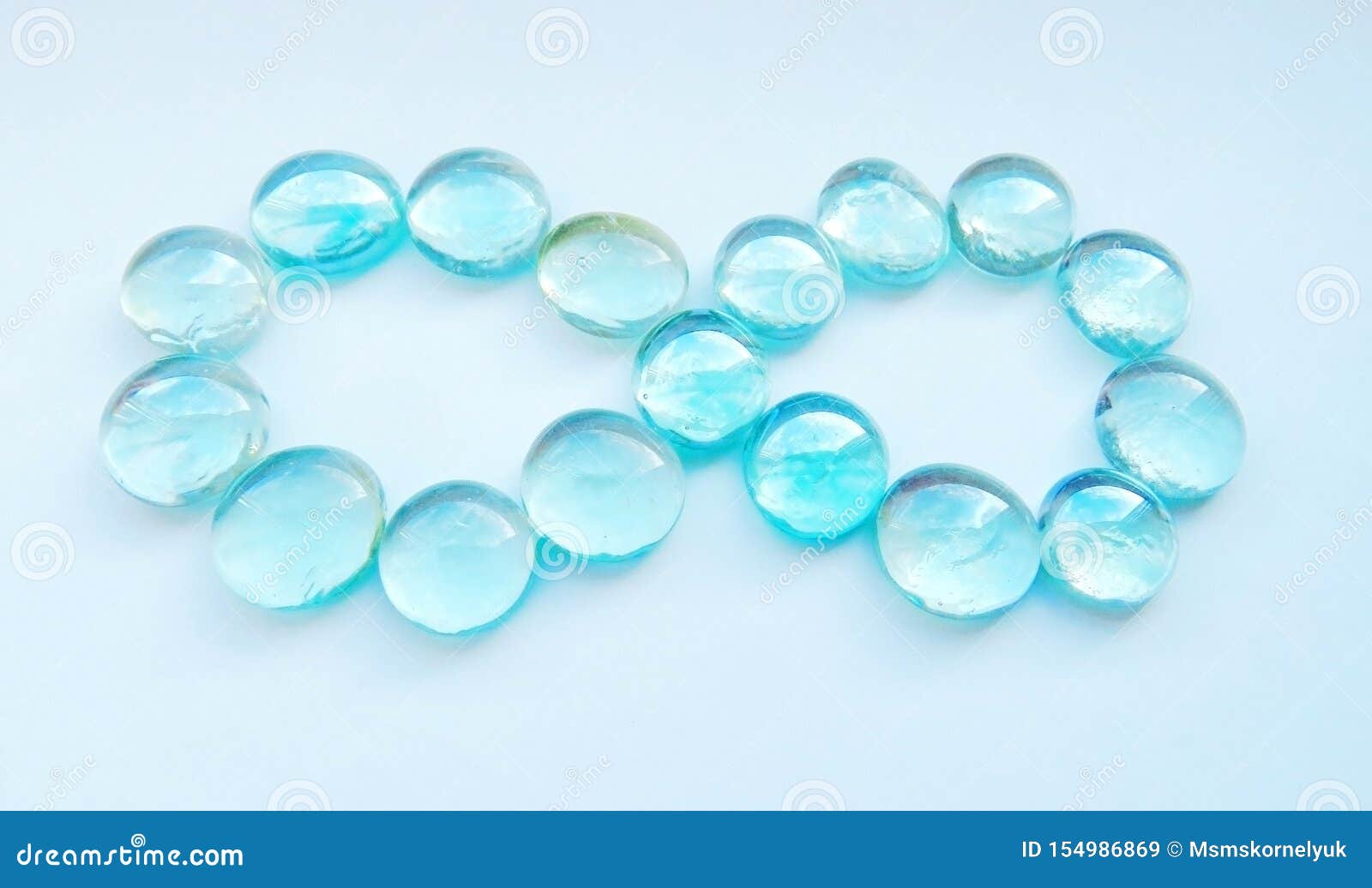 Infinite Figure Eight of Glass Stock Image - Image of infinity, glass ...