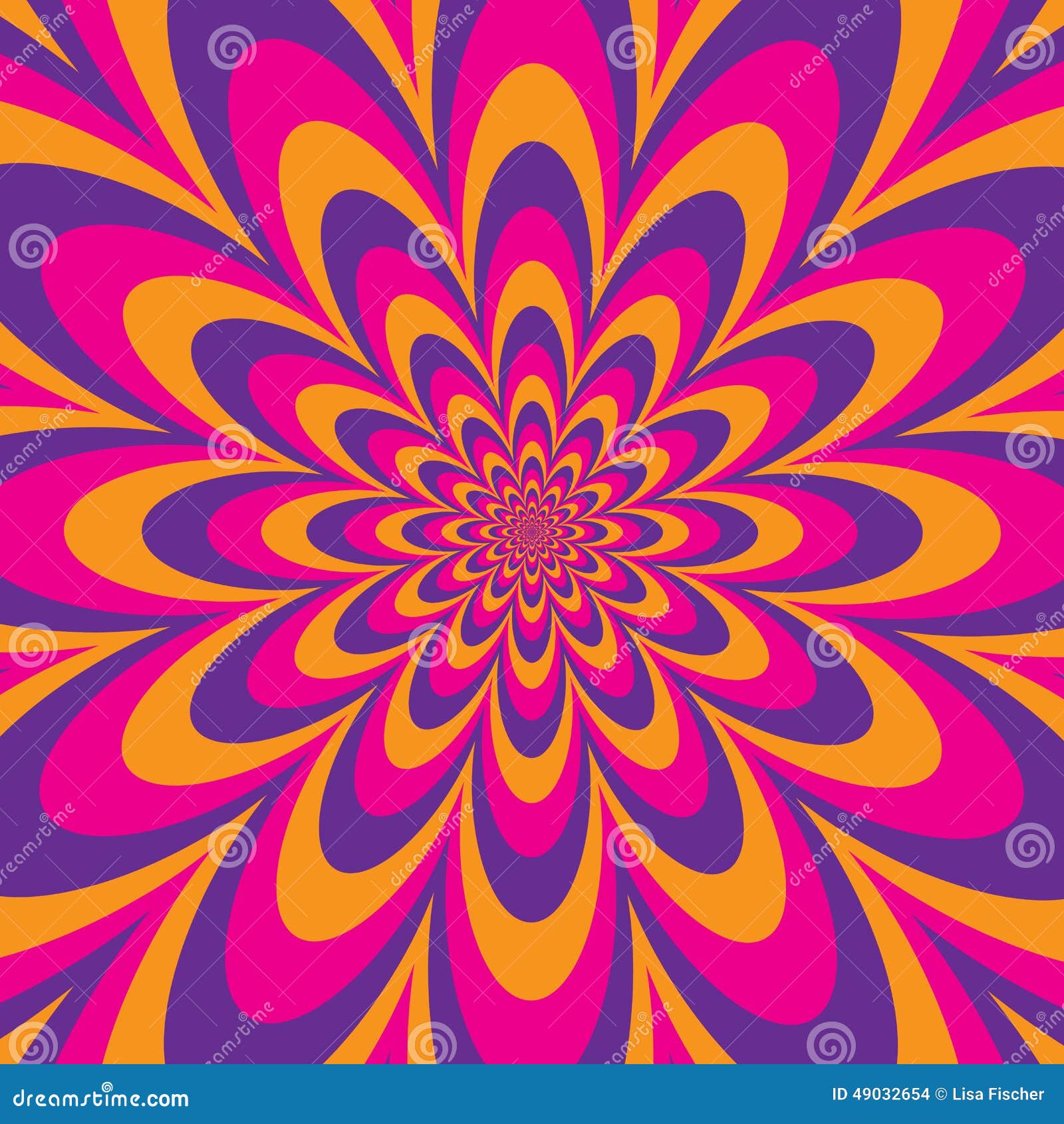 Infinite Flower stock vector. Illustration of infinite - 49032654