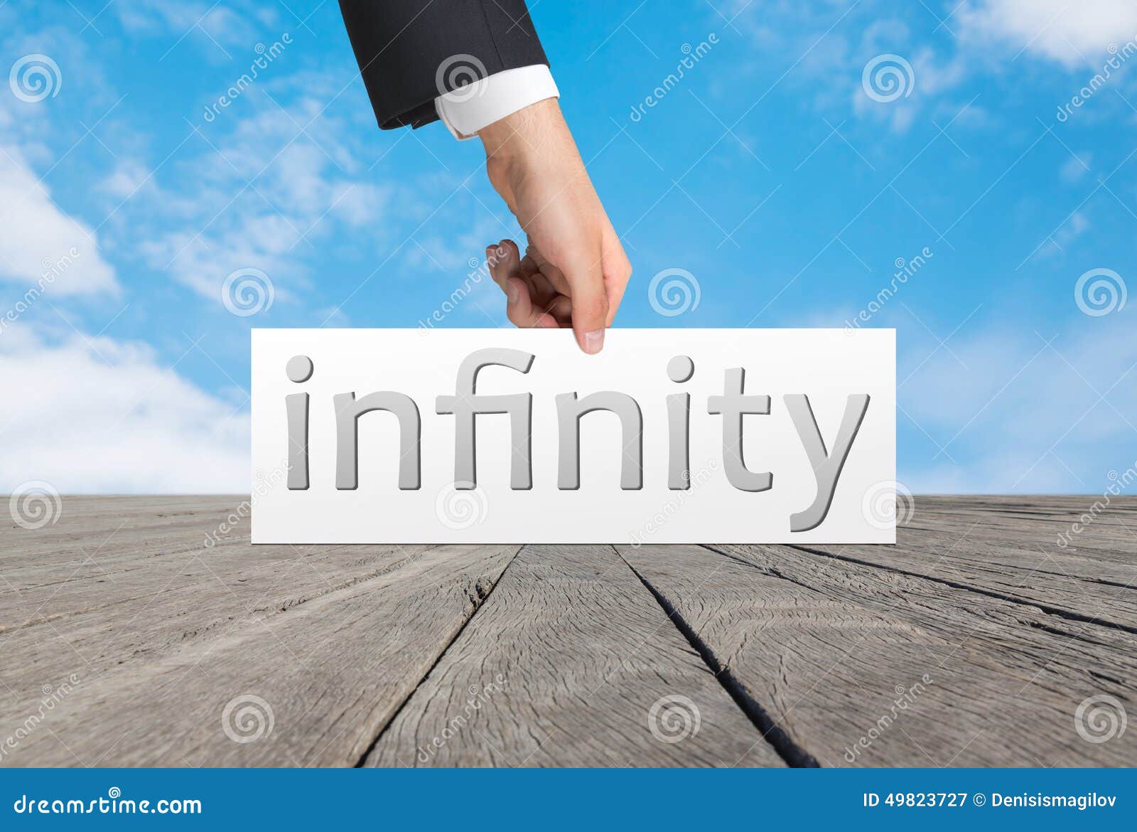 Infinite stock image. Image of thumb, boss, infinite - 49823727