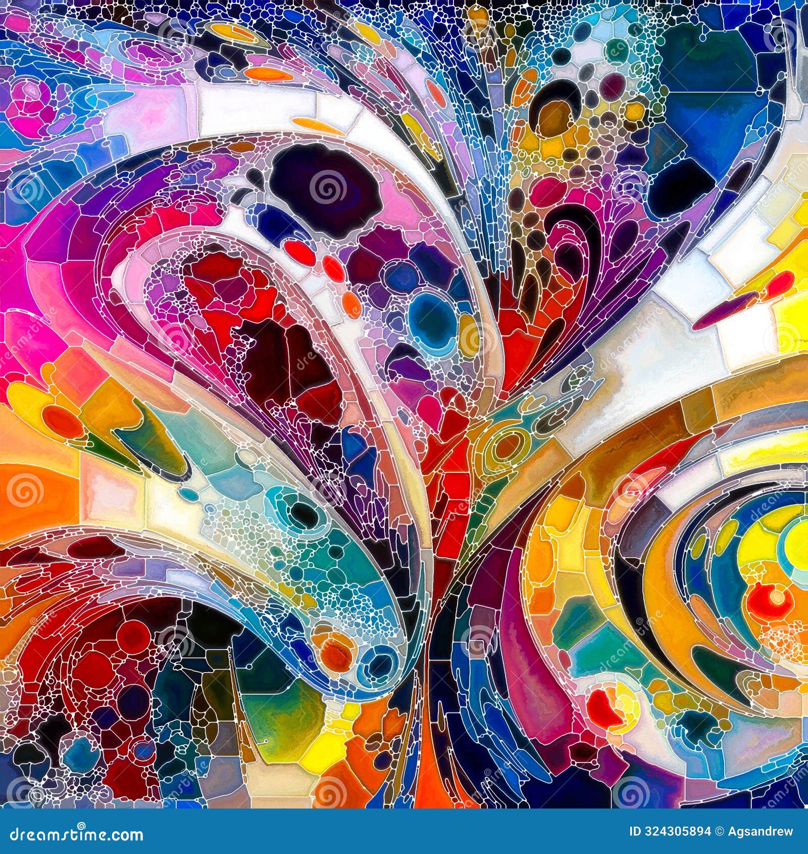 Infinite Hue Resonance stock photo. Image of template - 324305894