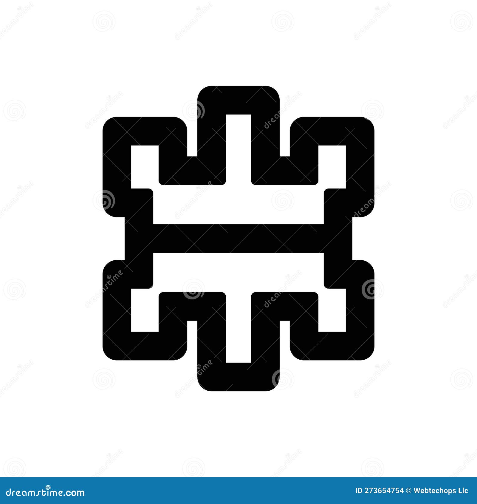 Black Solid Icon for Infinite, Endless and without Stock Vector ...