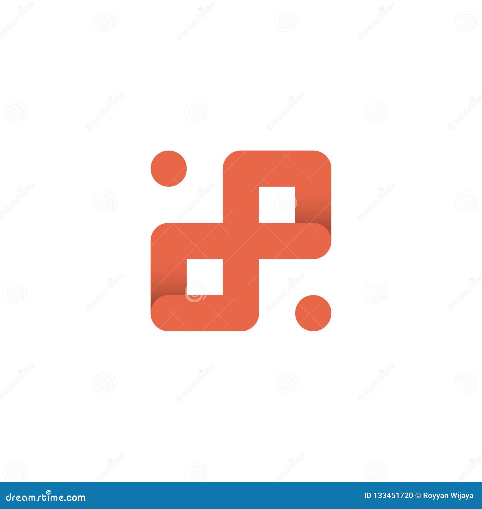 Infinite 8 Letter Logo Looping Design Template Vector Isolated Stock ...