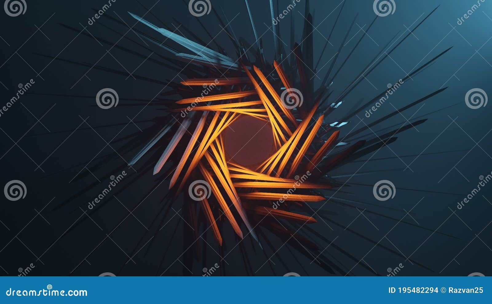 Infinite Loop Animation with Swords Stock Footage - Video of artwork ...