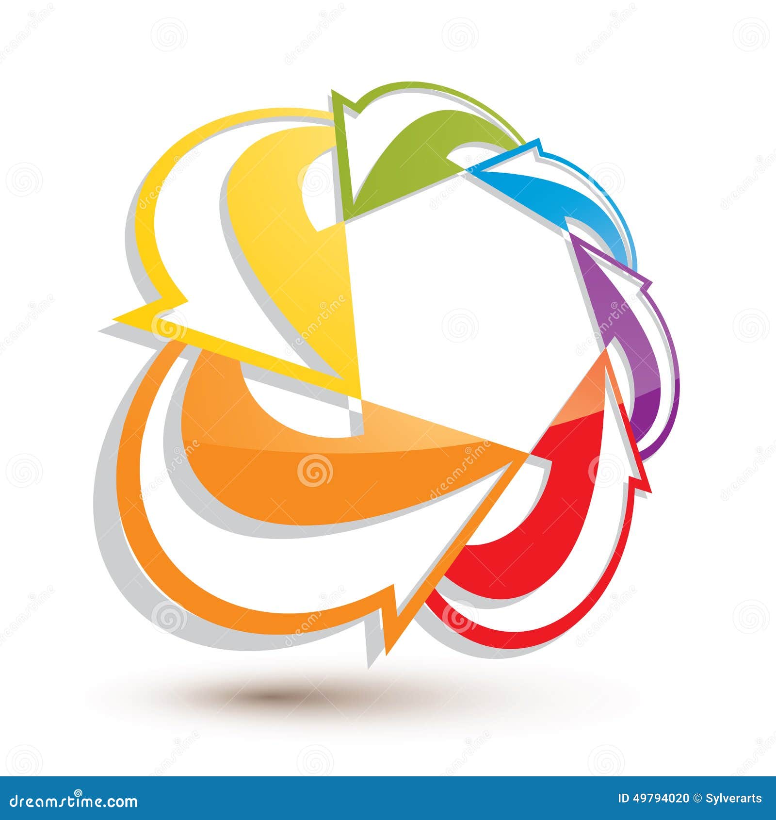 Infinite Loop Arrows Vector Abstract Symbol, Graphic Design Temp Stock ...