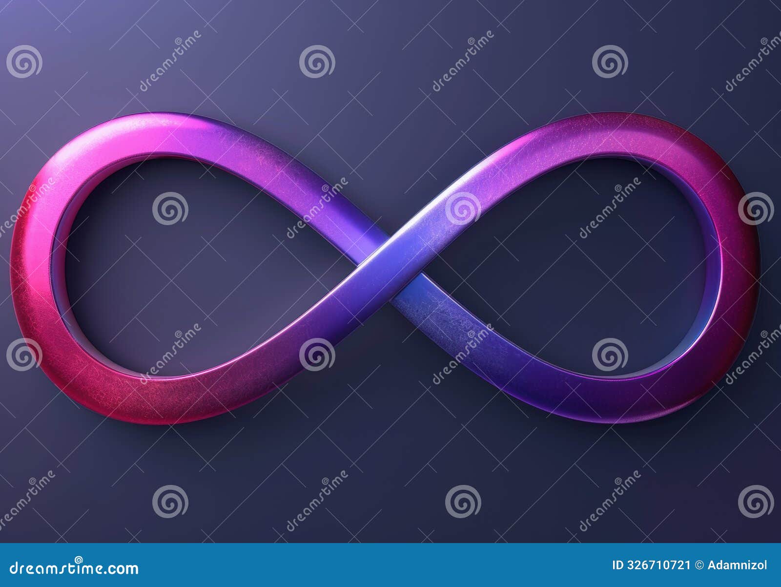 Infinite Loop Symbol in Vibrant Colors Stock Illustration ...