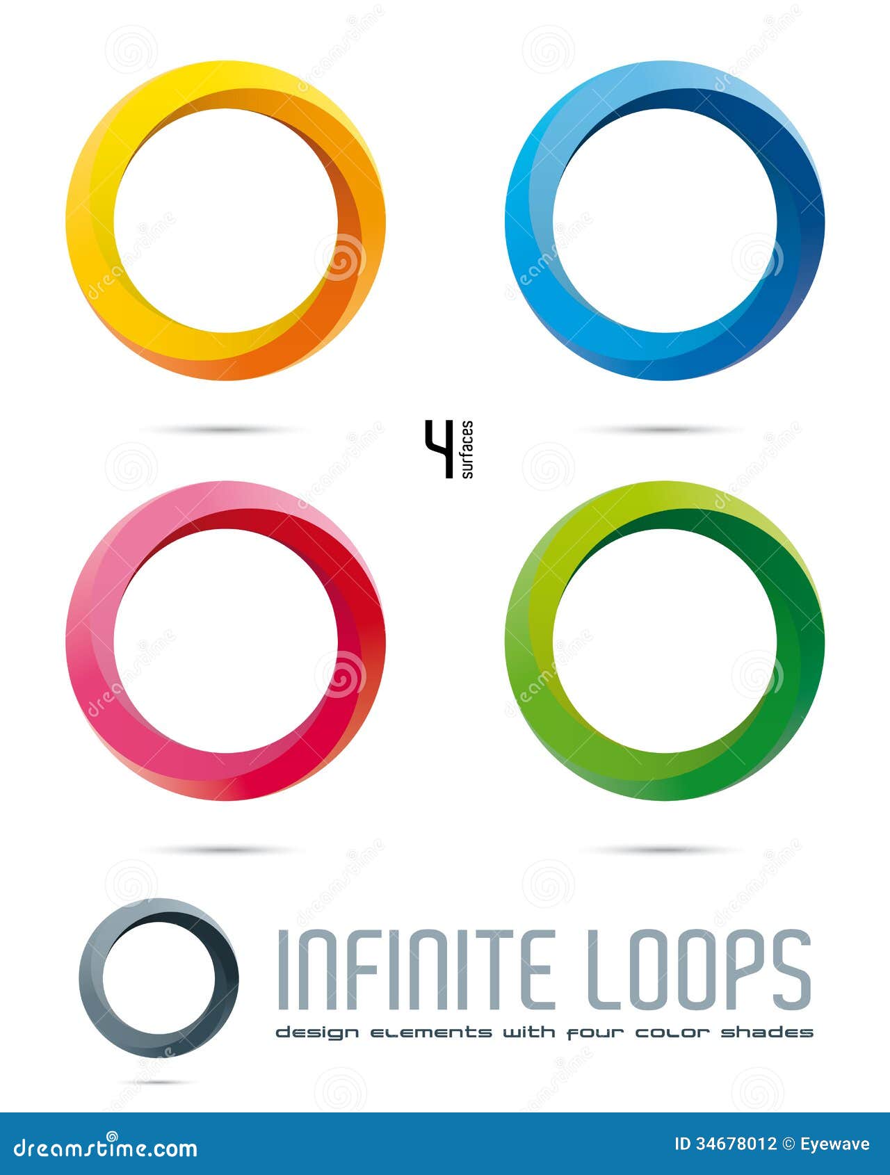 Infinite Loop Vector Design Elements Stock Illustration - Illustration ...