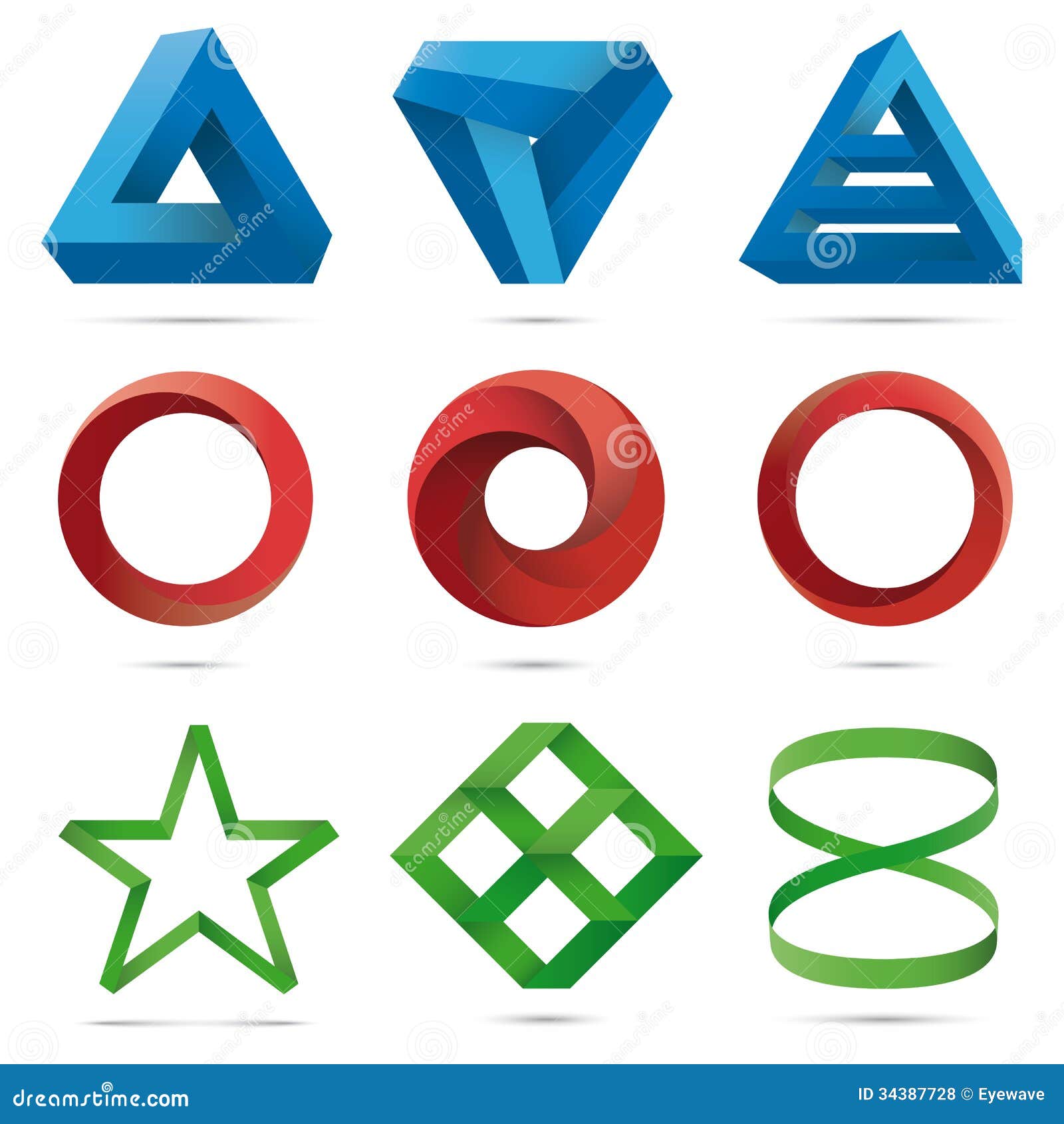 Infinite Loops And Impossible Objects Collection Stock Vector - Image ... Infinite Loops And Impossible Objects Collection Stock Vector - Image ...