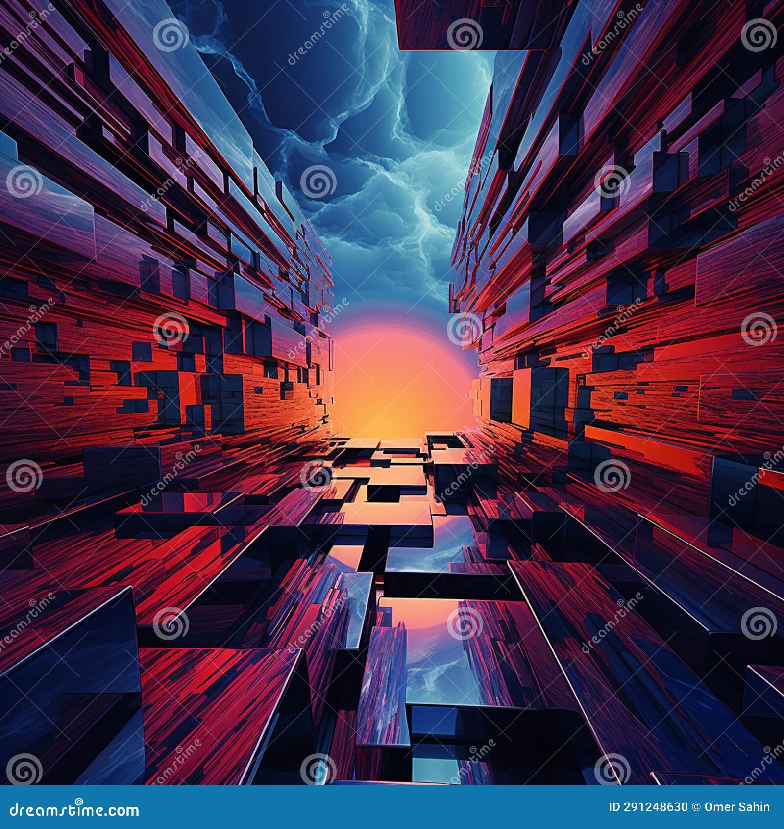 Infinite Mirrors - Abstract Art Stock Photo - Image of mirrors ...