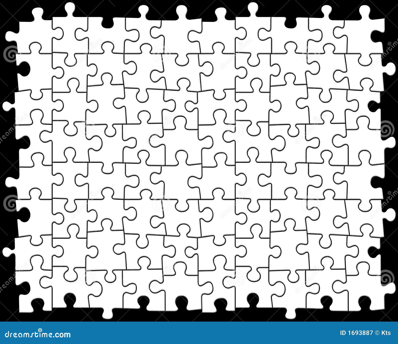 Infinite Puzzle (endless) stock illustration. Illustration of ...