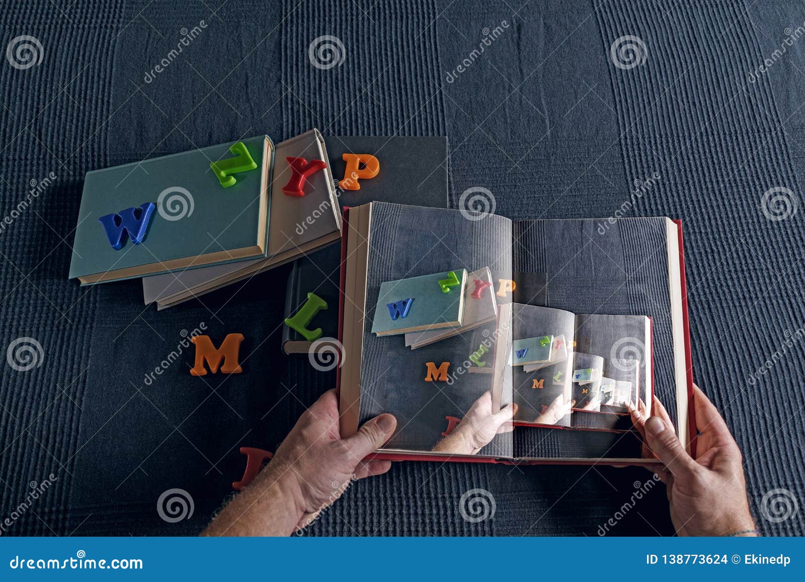 Infinite Reading stock photo. Image of abstract, reading - 138773624