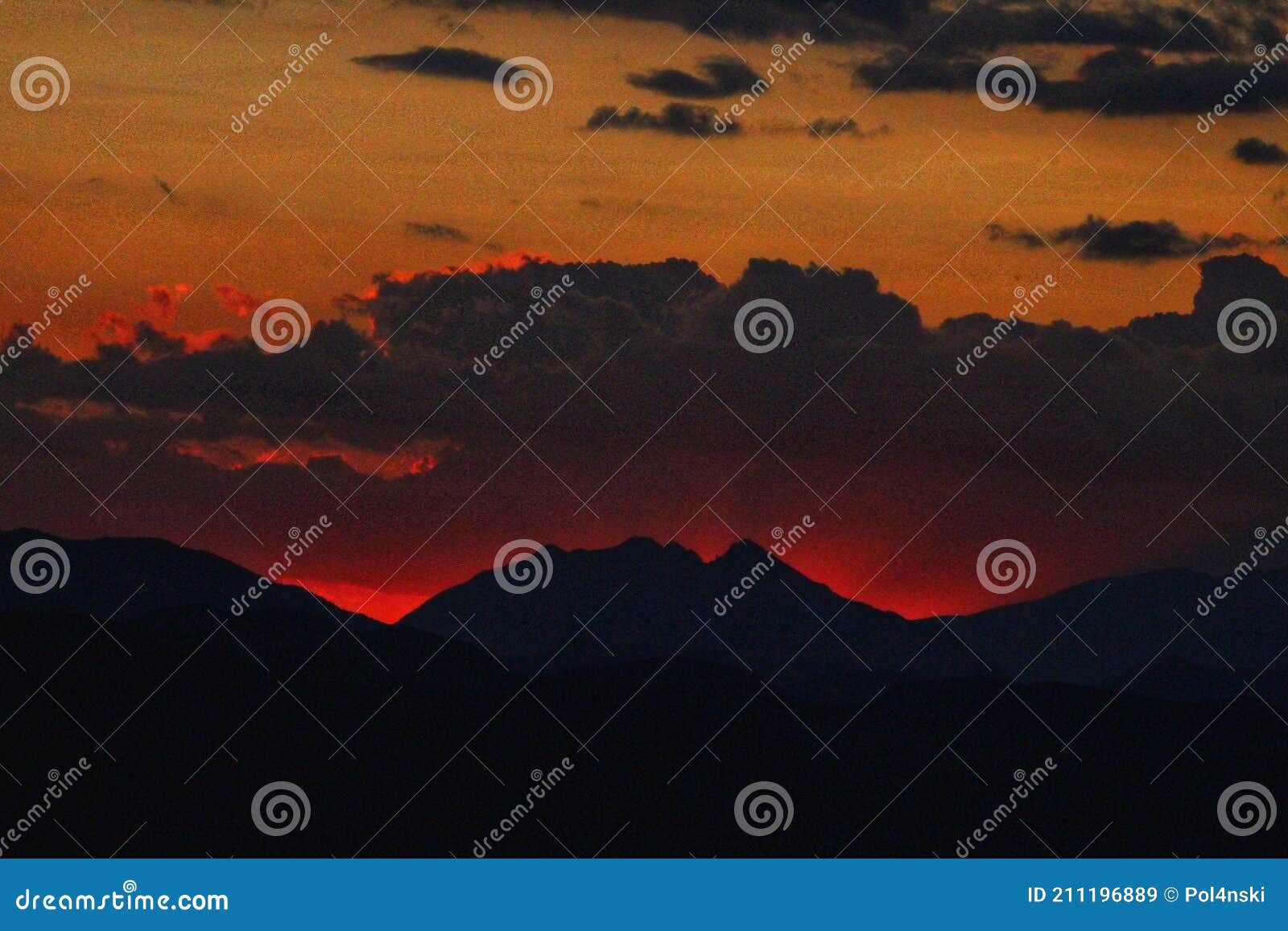 Infinite red mountains stock image. Image of infinite - 211196889