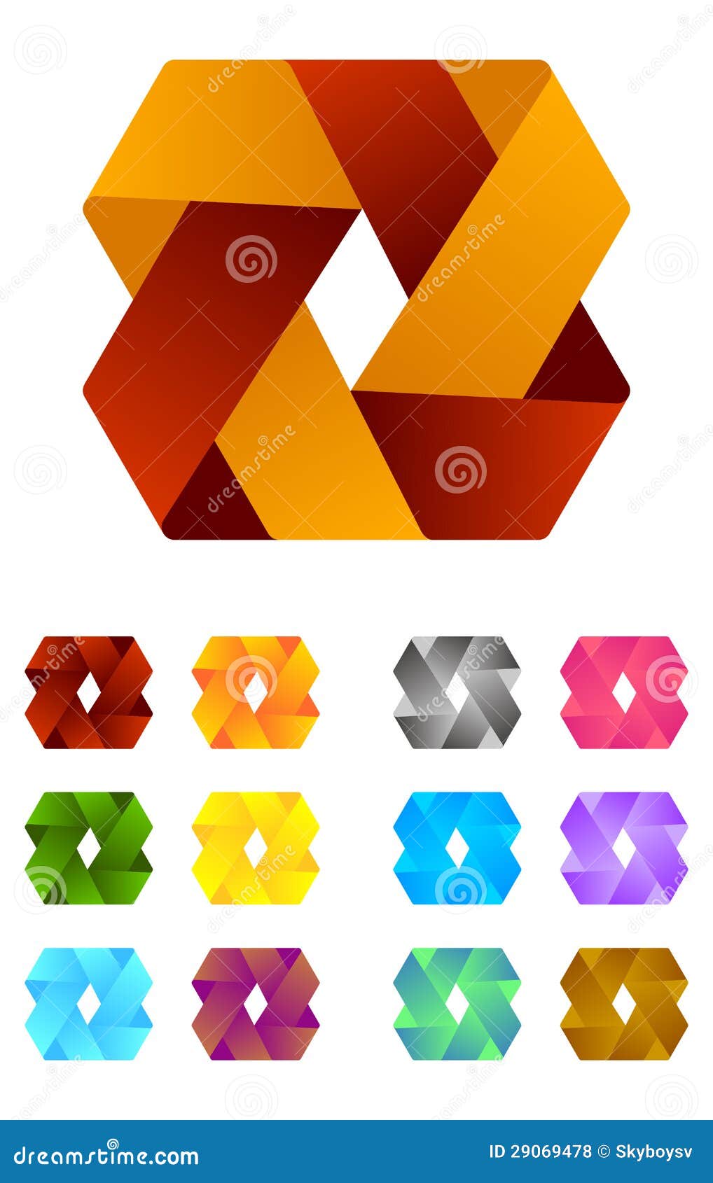 Infinite Ribbon Vector Design Logo Template. Stock Vector ...