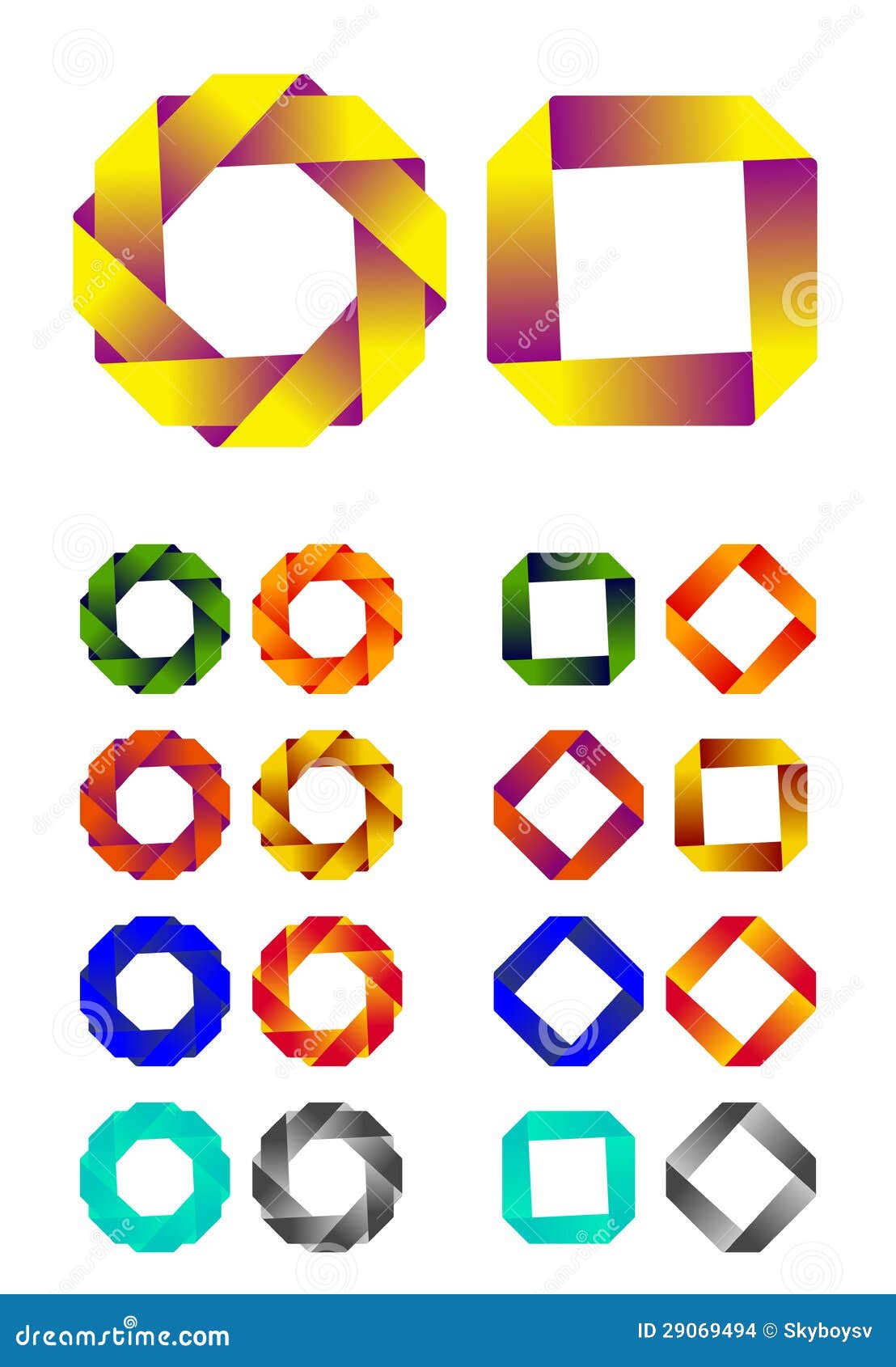 Infinite Ribbon Vector Design Logo Template. Stock Vector ...