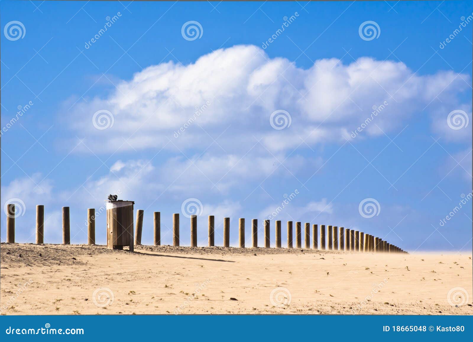 Infinite road stock photo. Image of land, fence, horizon - 18665048