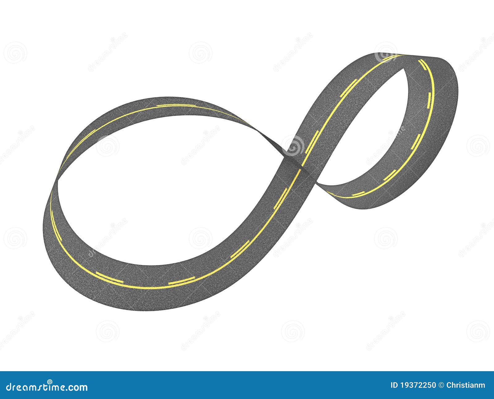 Infinite Road In Hourglass Shape Stock Photo | CartoonDealer.com #18480972