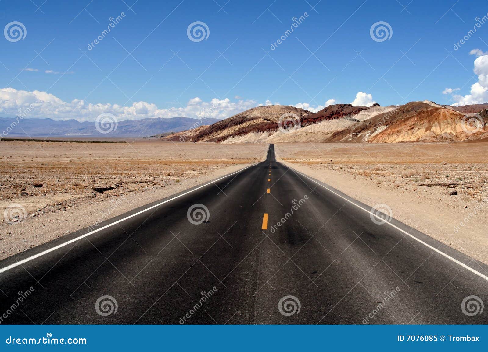 Infinite road stock image. Image of travel, blue, typical - 7076085