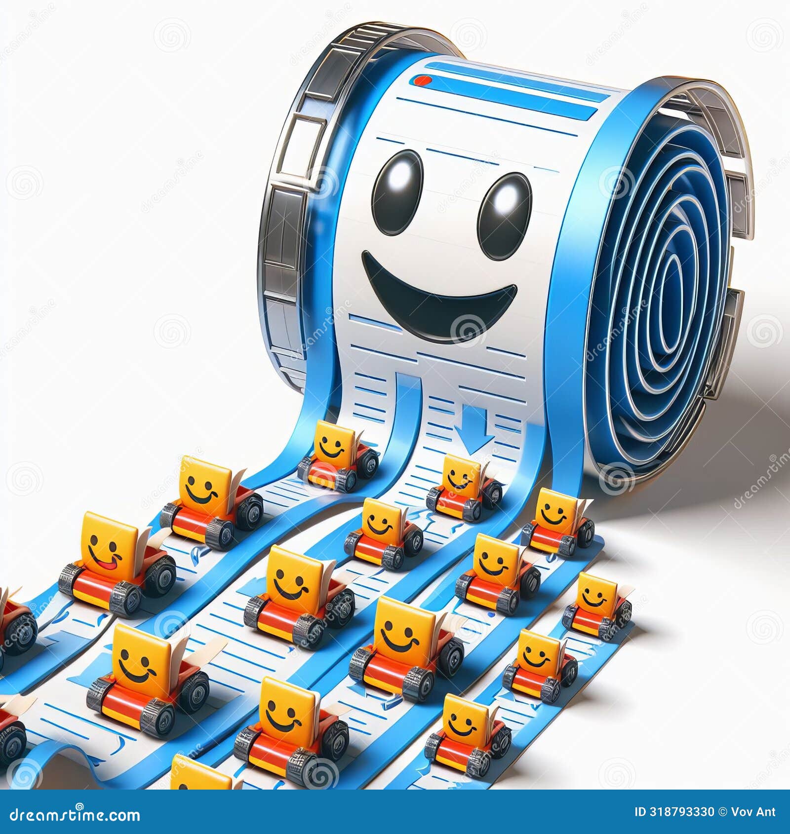 Infinite Scroll Automatically Loading New Content As Users Scro Stock ...