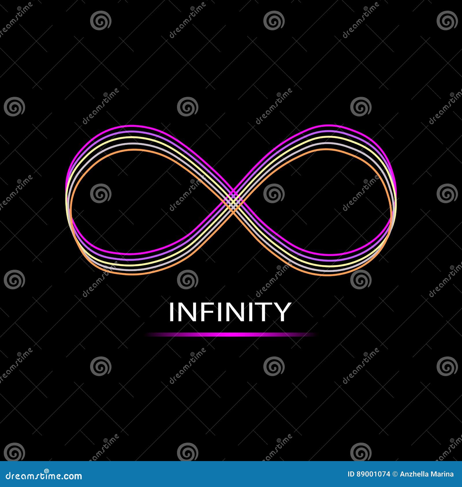 Infinite Sign And Dumbbell Icon.Infinit,Fitness And Gym Logo.Healthcare ...