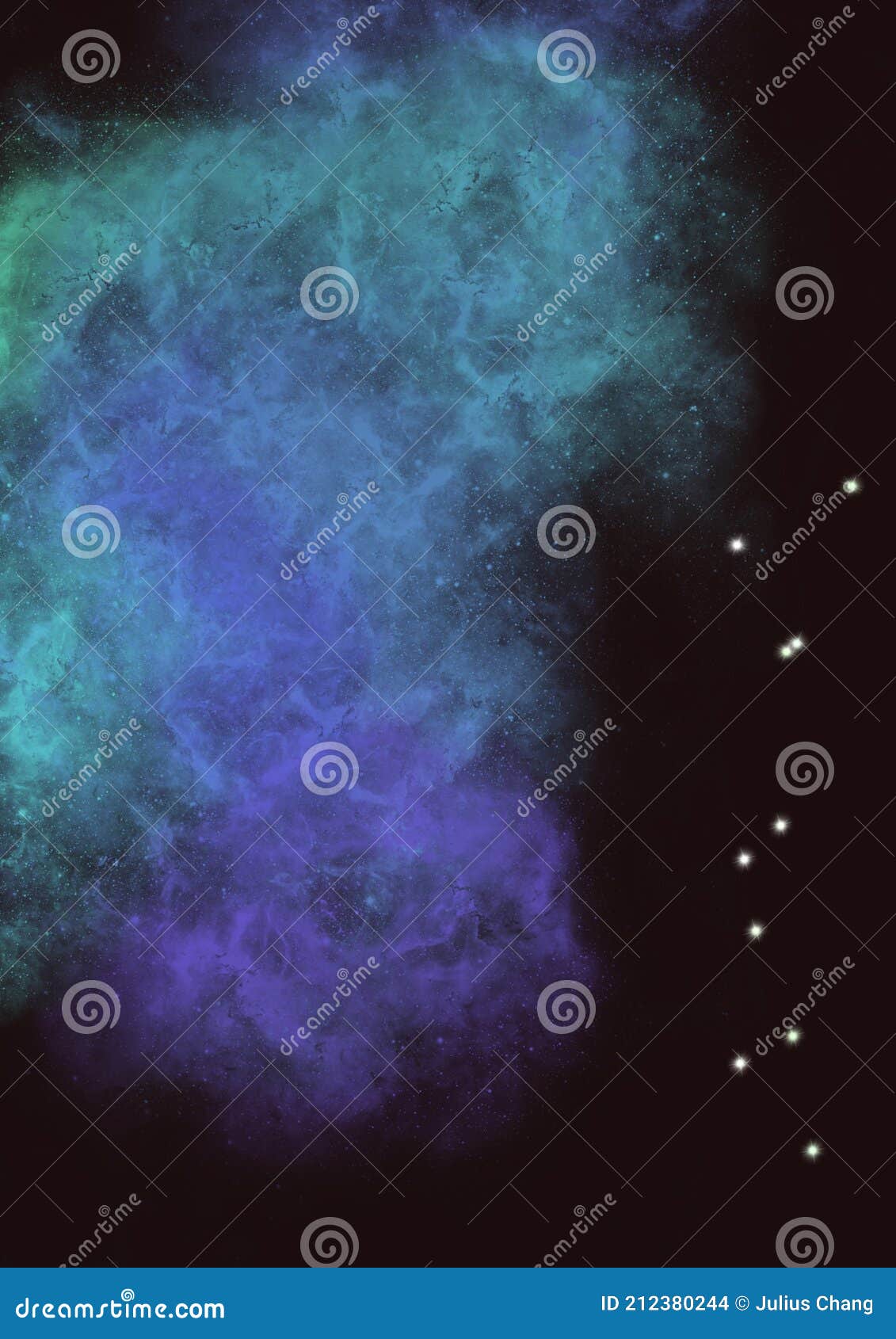 Infinite Space Background With Nebulas And Stars Stock Photography ...