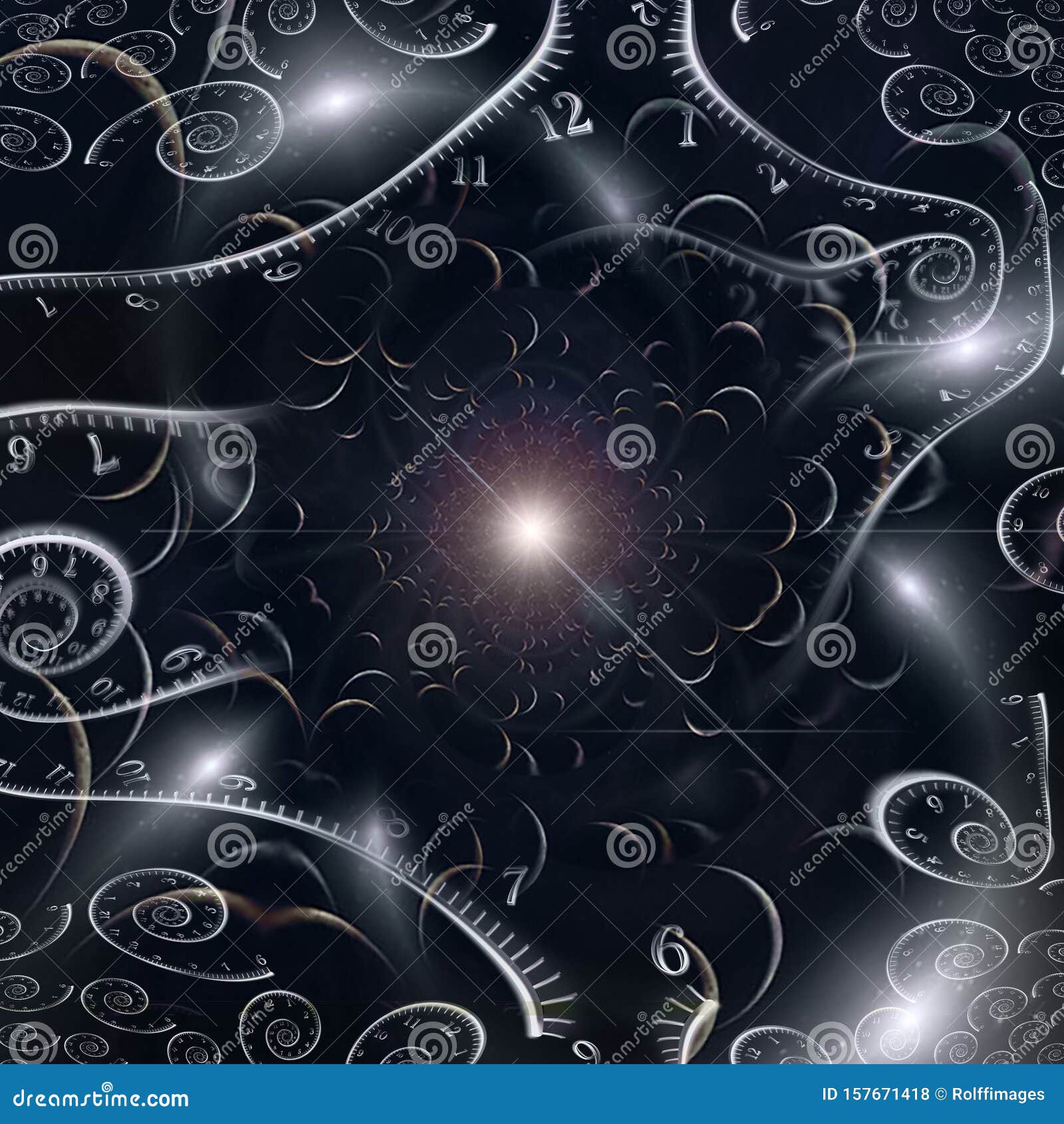 Infinite space stock illustration. Illustration of outer - 157671418