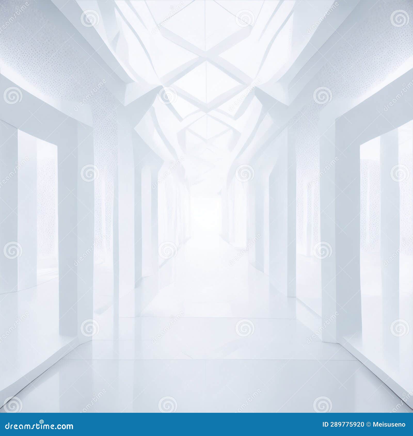 Infinite Space White Illustration Stock Illustration - Illustration of ...