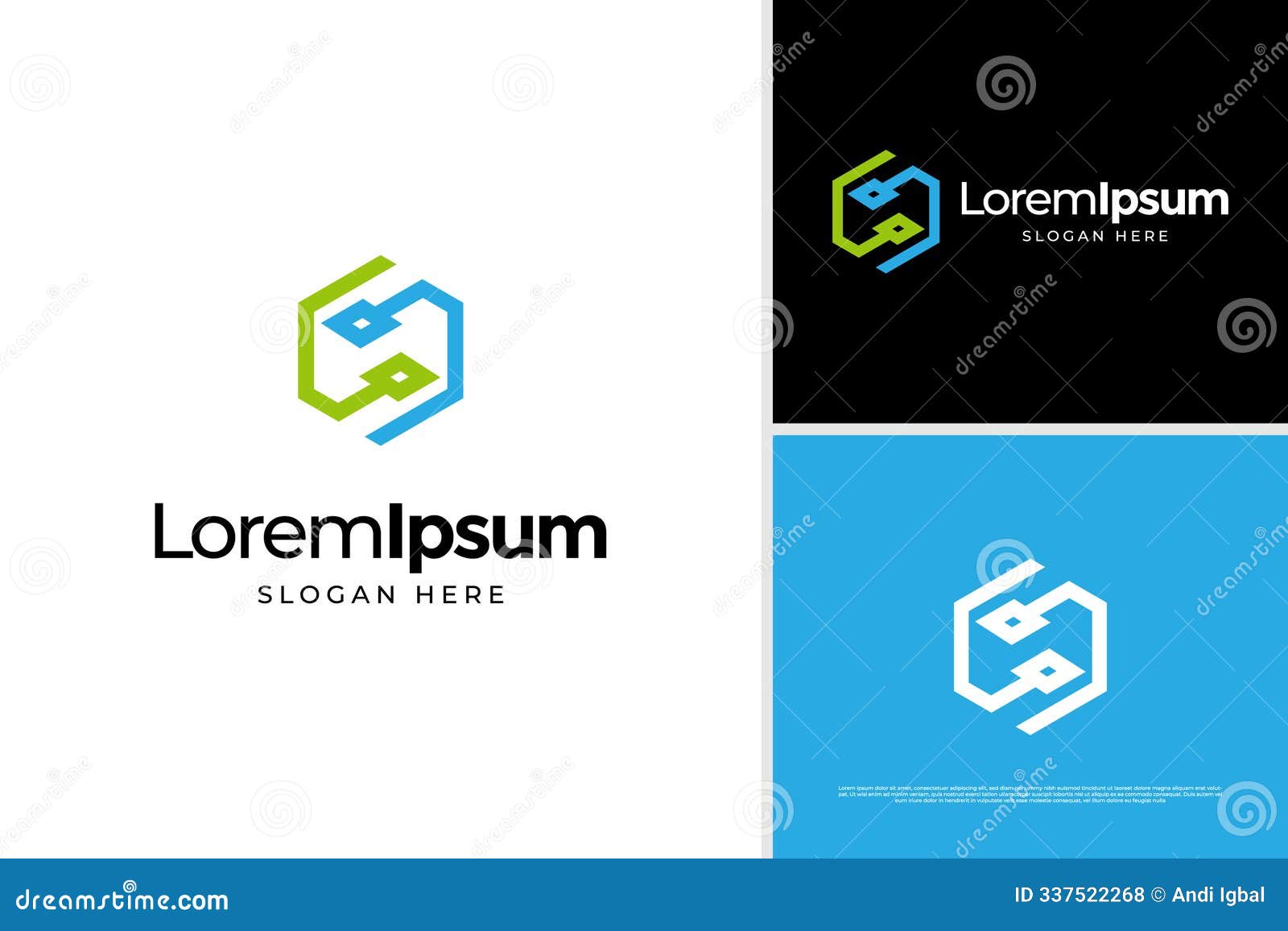 Infinite Technology Logo Vector Design Stock Vector - Illustration of ...