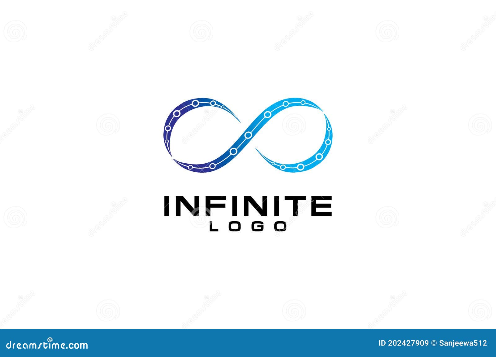 Infinite Technology Logo Design Vector Stock Vector - Illustration of ...