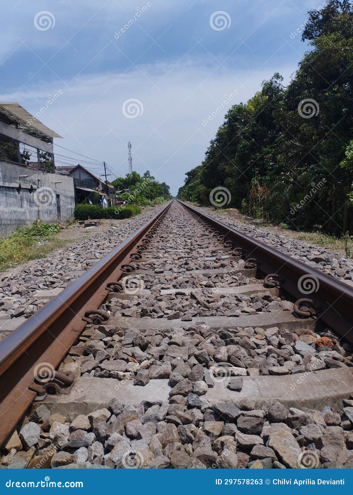Infinite Tracks the Pathways of the Railway Stock Image - Image of ...