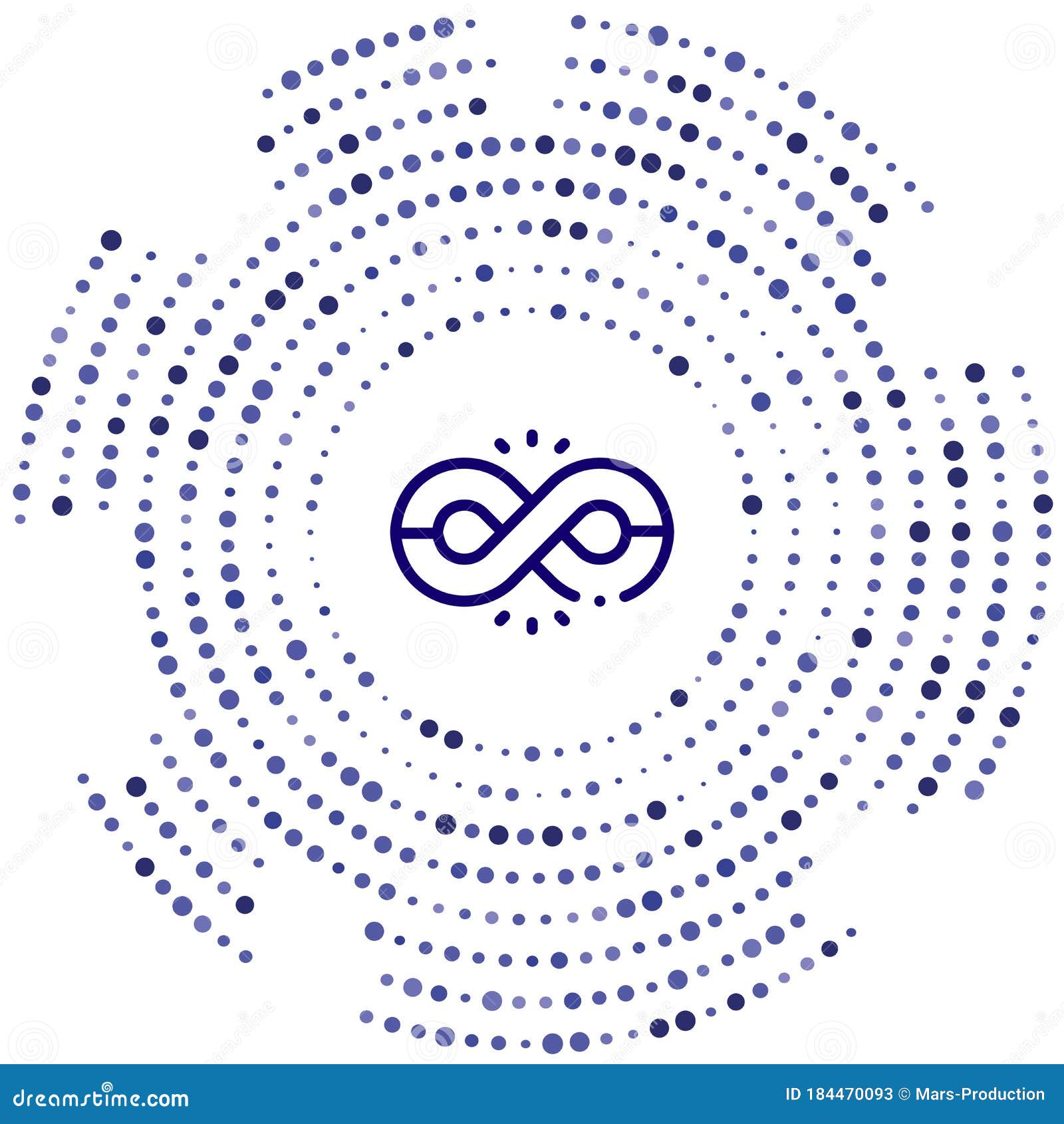 Infinite Vector Icon. Infinite Editable Stroke. Infinite Linear Symbol ...