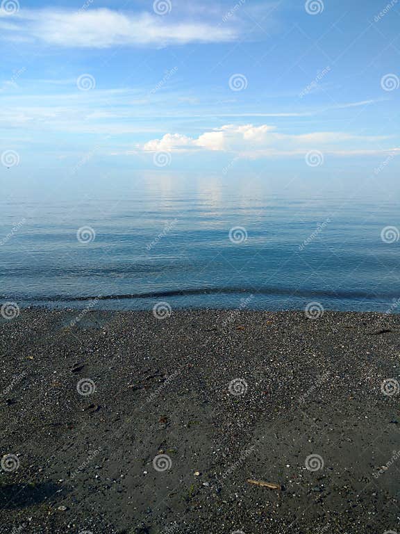Infinite water stock image. Image of summer, cloudy, nature - 83837399