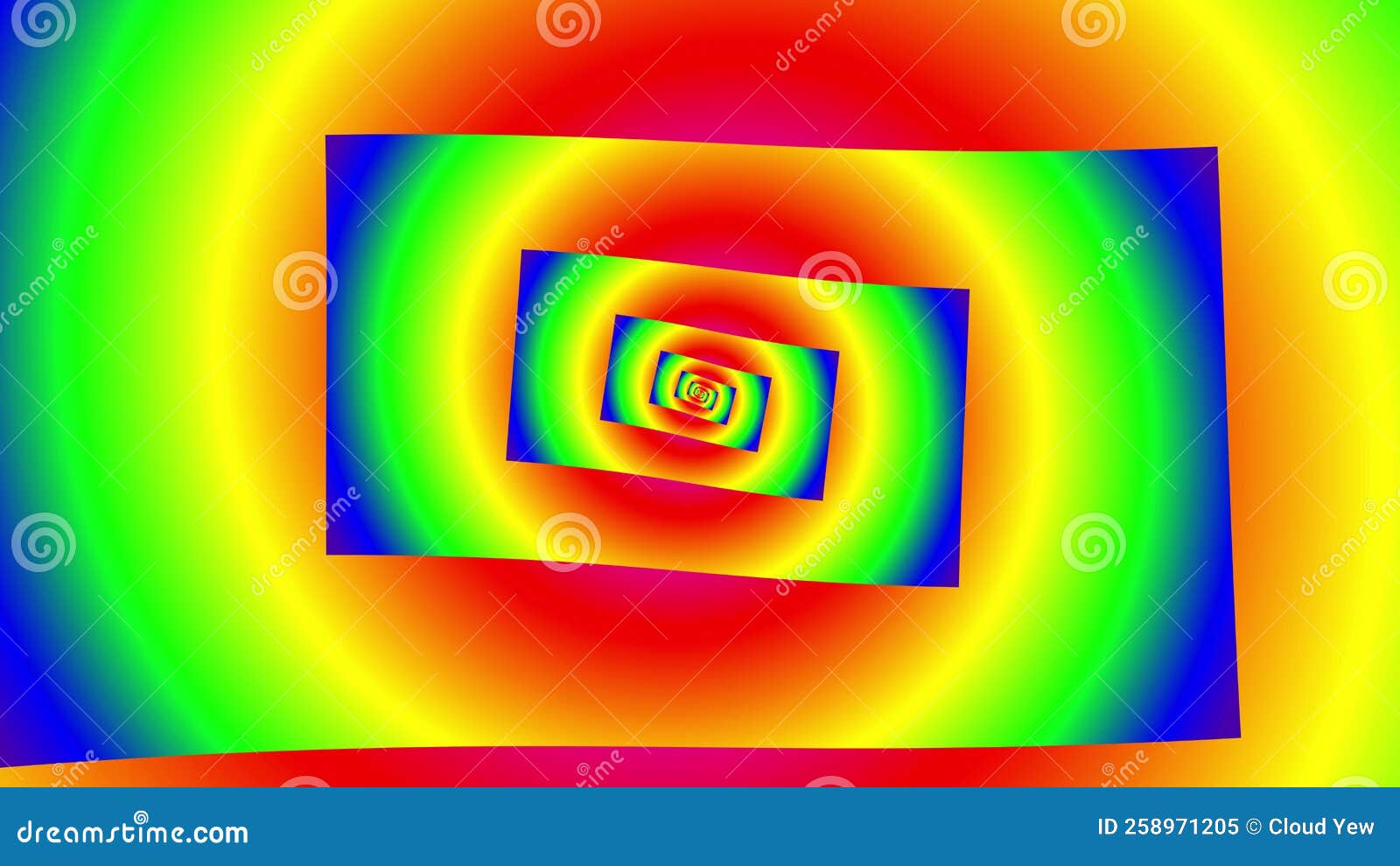 Infinite Zoom Vibrant Color Gradient Background Stock Video - Video of ...