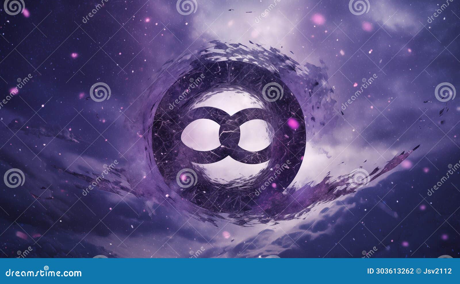 Infinite Symbol Wallpapers in the Style of Double Exposure Stock ...