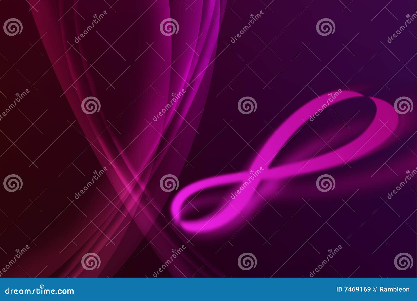 Infinito en violeta stock de ilustración. Ilustración de noche - 7469169